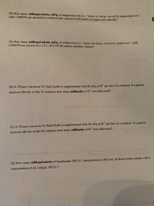Solved CH151 - Homework Assignment, CHE 1) When dissolved in | Chegg.com