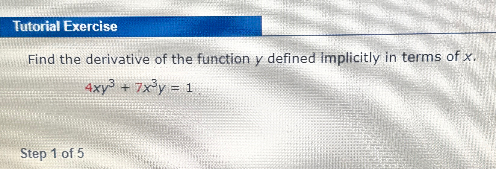 Solved Tutorial Exercisefind The Derivative Of The Function 9339