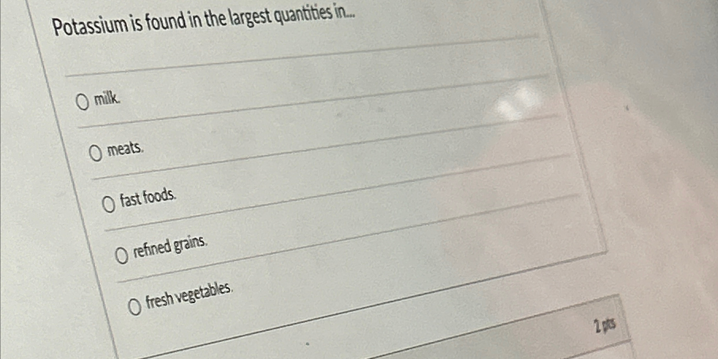 Solved Potassium is found in the largest quantities | Chegg.com