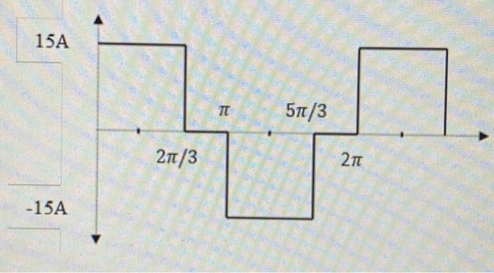 Solved 3-) The input a-phase current of the three-phase | Chegg.com