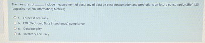 Solved According to the Quadrant Model of Inventory | Chegg.com