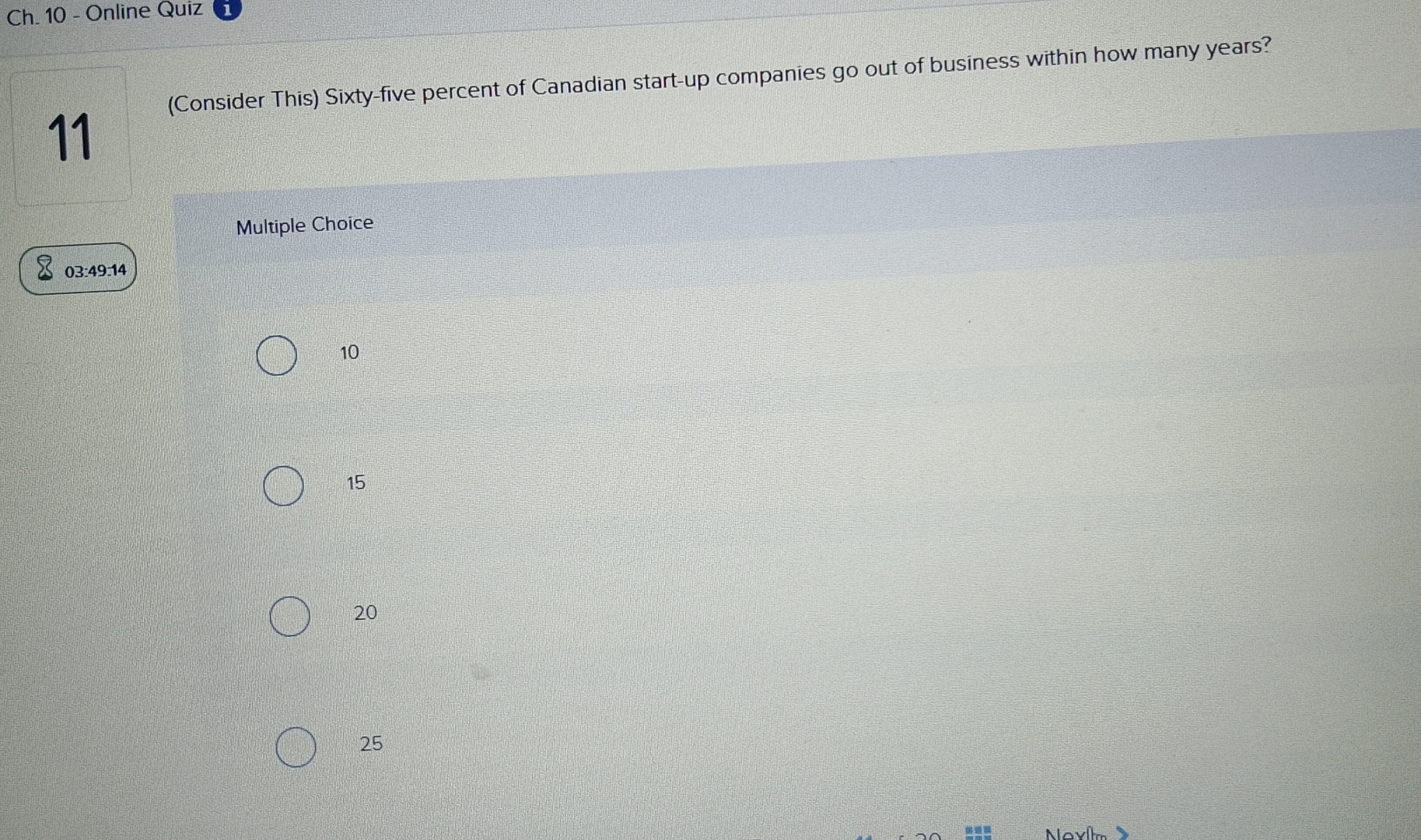 Solved Ch. 10 - ﻿Online Quiz 111(Consider This) ﻿Sixty-five | Chegg.com