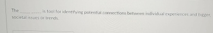 Solved Th Is tool for identifying potential connections | Chegg.com