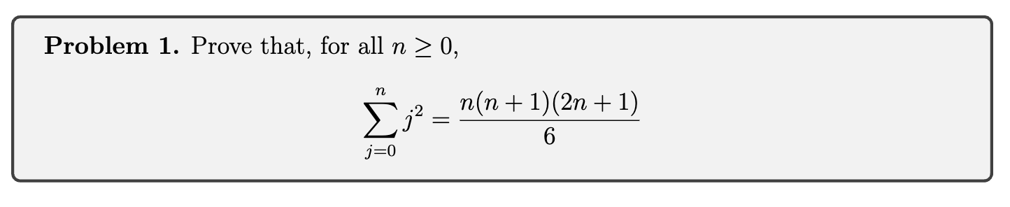 Solved Problem 1. ﻿Prove that, for all | Chegg.com
