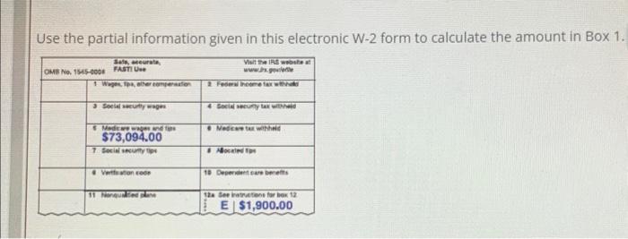 Solved Use the partial information given in this electronic | Chegg.com