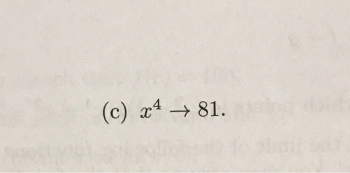 Solved (c) x4 + 81. 93. Prove by e-8 arguments that as 2 | Chegg.com