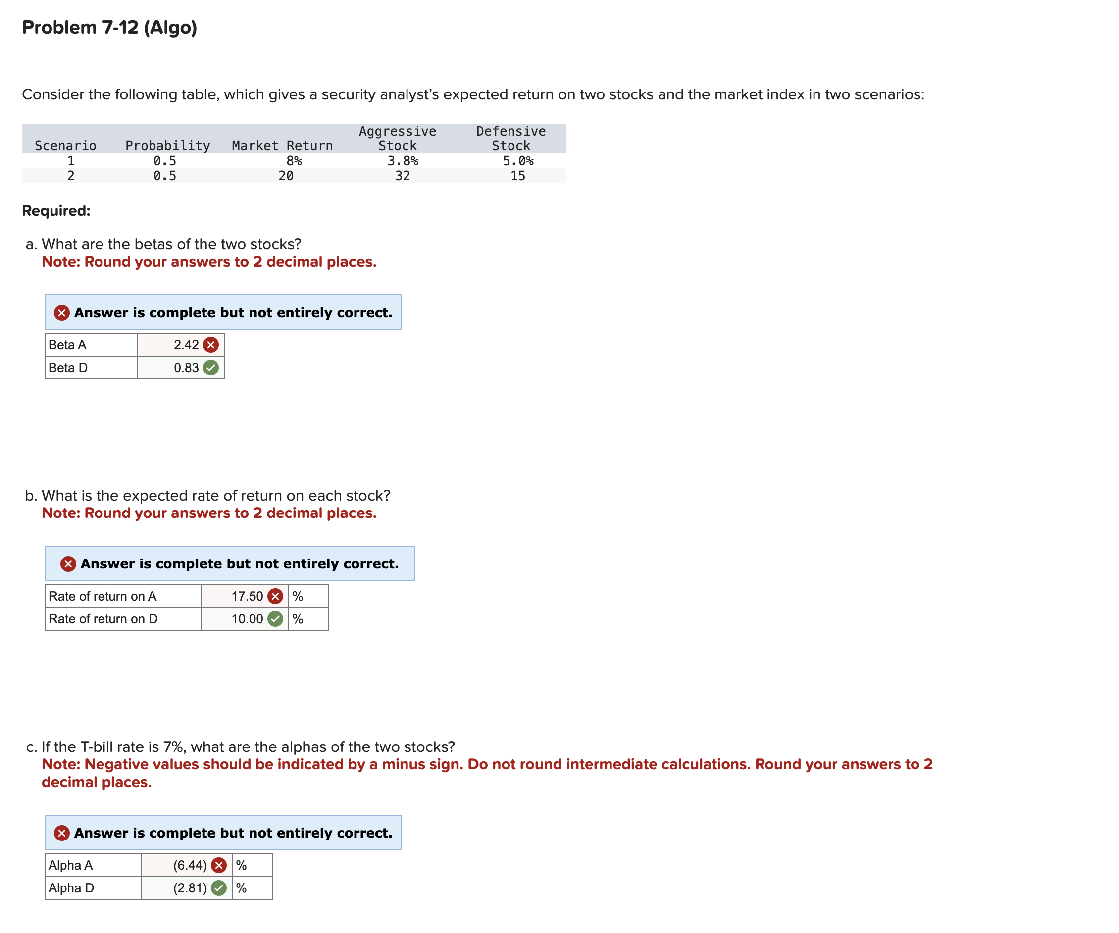Solved Problem 7-12 (Algo)Consider the following table, | Chegg.com