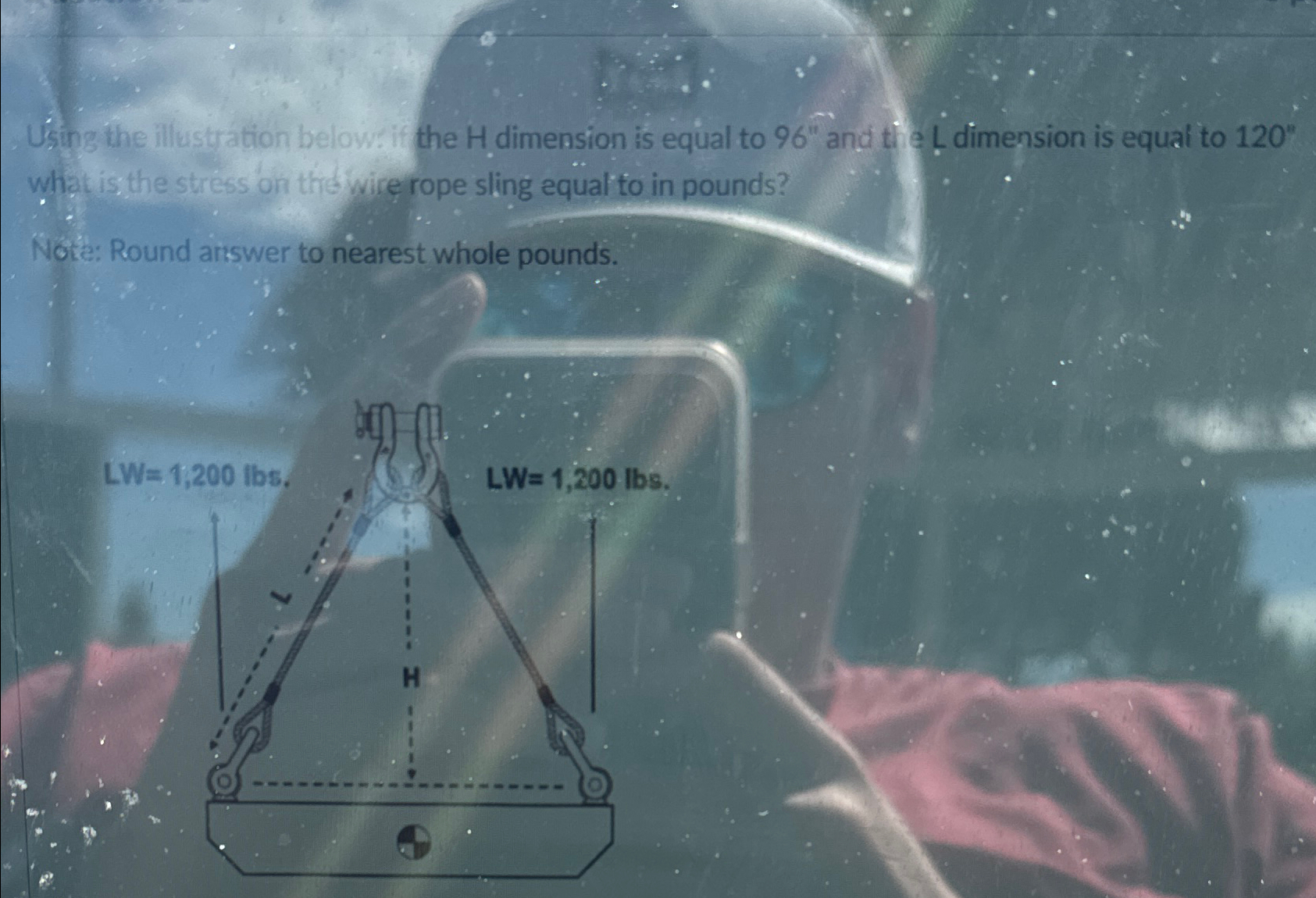 Solved Using the illustration below: if the H ﻿dimension is | Chegg.com