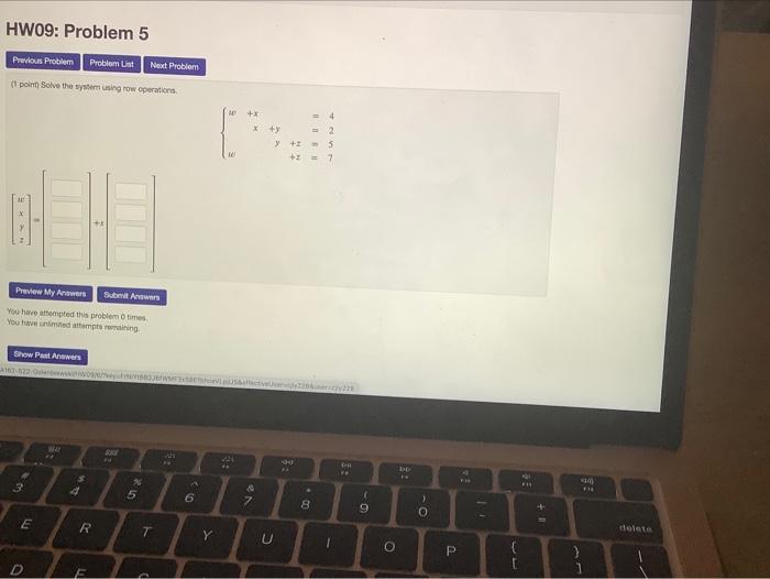Solved HW09: Problem 5 Previous Problem Procion List Need | Chegg.com
