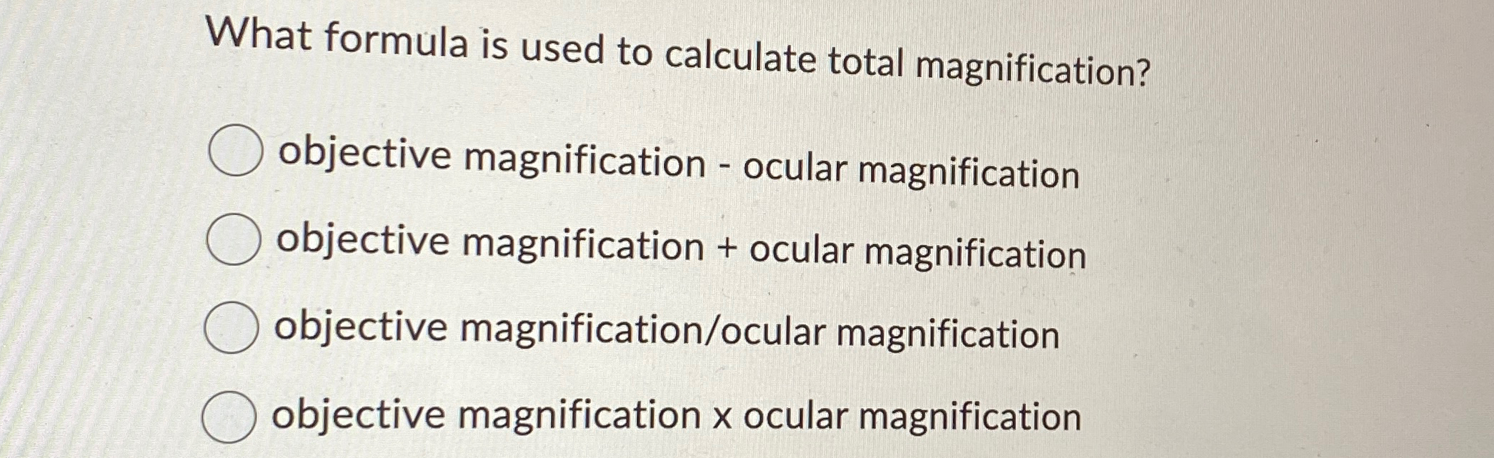 Solved What formula is used to calculate total | Chegg.com