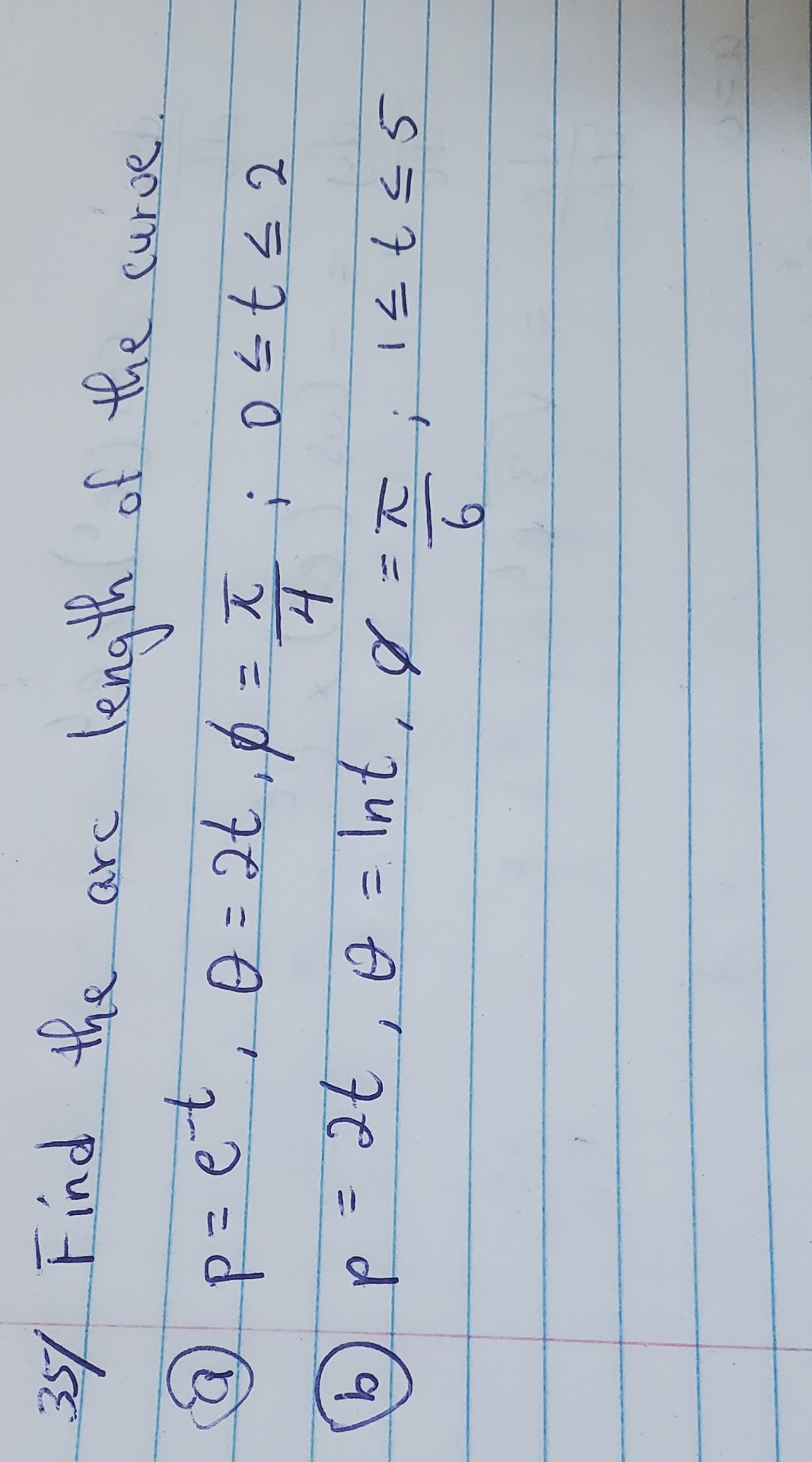 Solved Find the arc length of the | Chegg.com