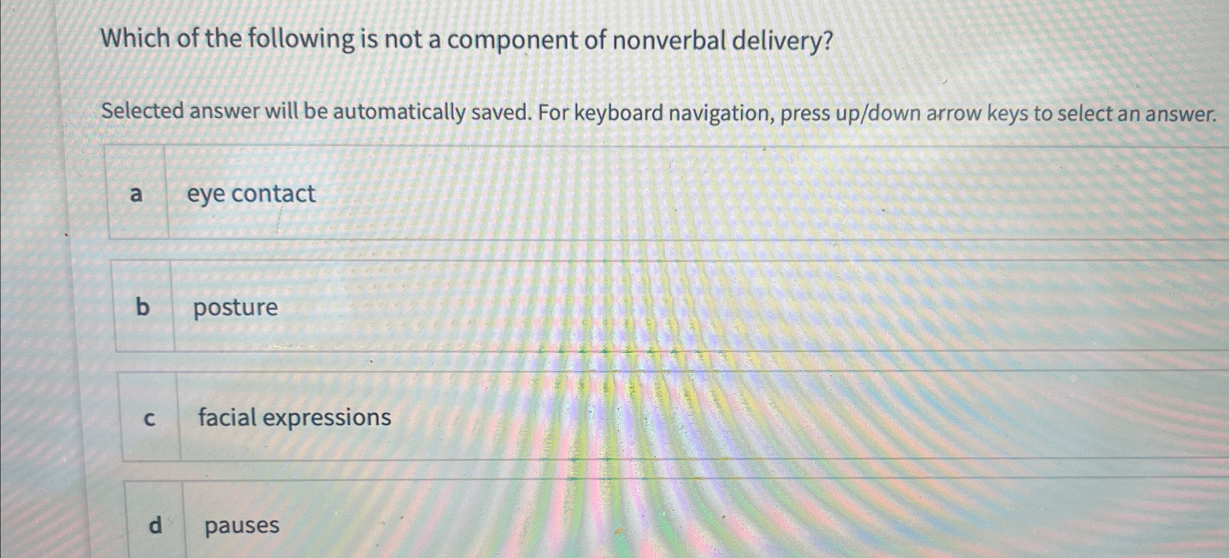 Solved Which of the following is not a component of | Chegg.com