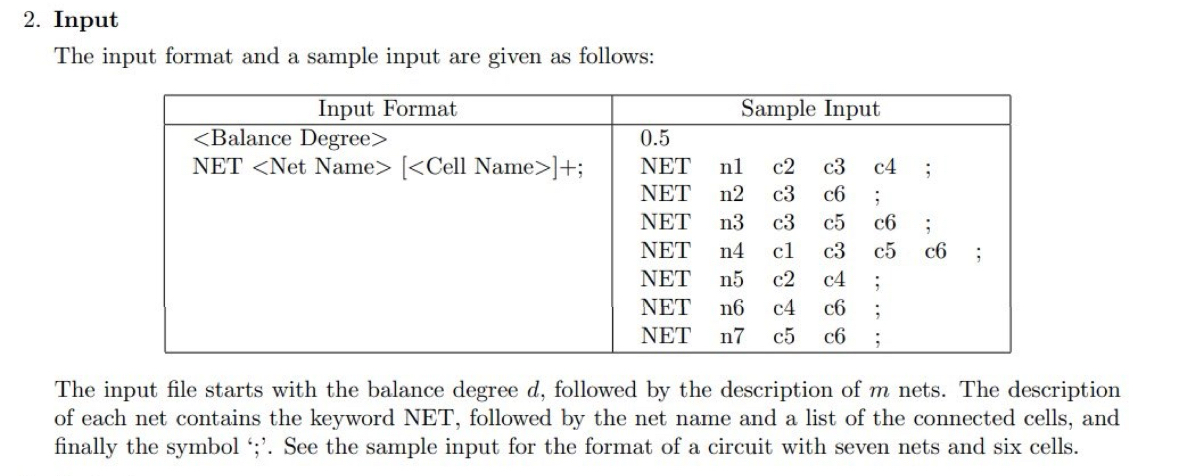 Solved Inputthe Input Format And A Sample Input Are Given As 6921