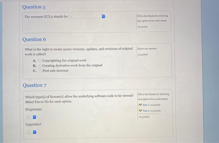 Solved Question 1 By copyright law, the copyright owner of a | Chegg.com