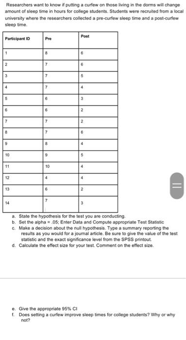 Solved Work the following problem using SPSS as appropriate. | Chegg.com
