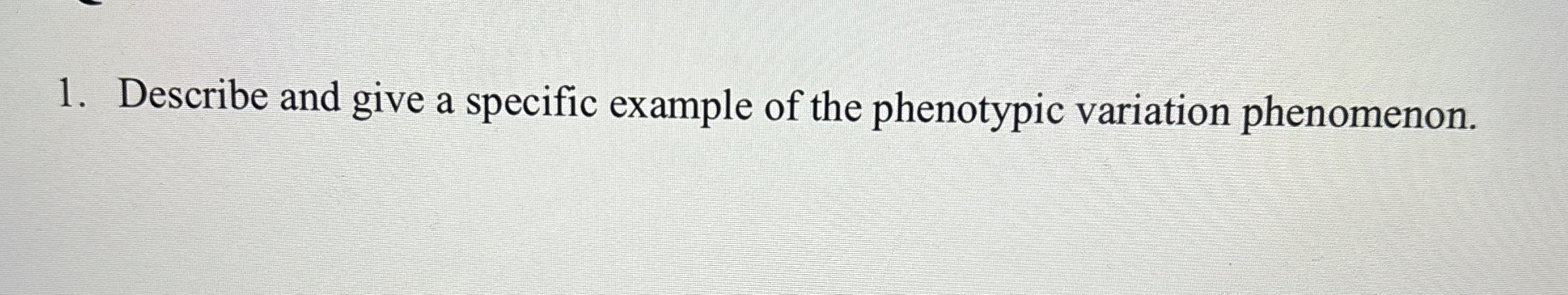 Solved Describe and give a specific example of the | Chegg.com