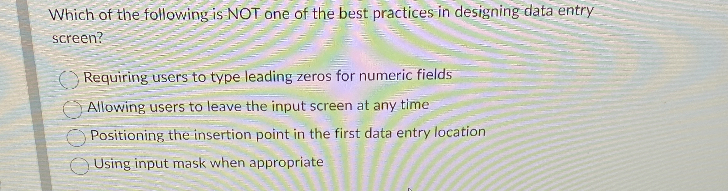 Solved Which of the following is NOT one of the best | Chegg.com