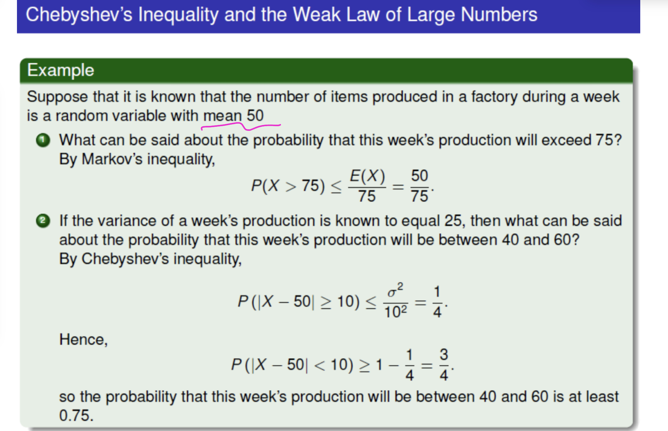Solved HOW WE FINDE K? ﻿ Chebyshev's Inequality and the Weak | Chegg.com