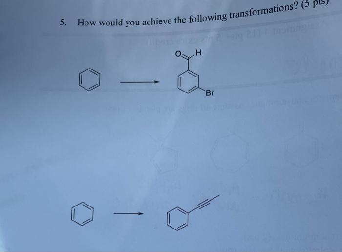 Solved 5. How would you achieve the following | Chegg.com