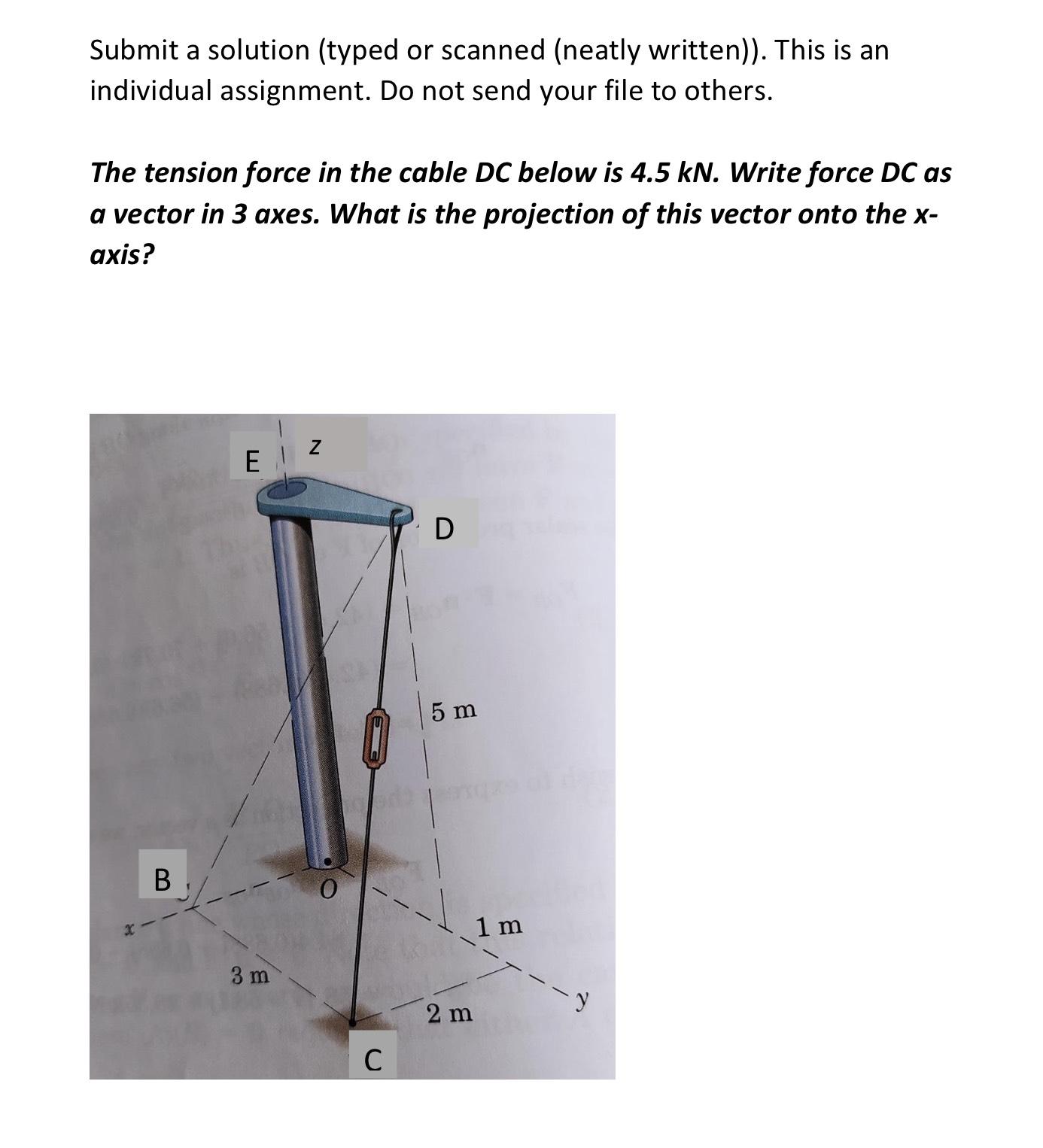 Solved Submit a solution (typed or scanned (neatly | Chegg.com