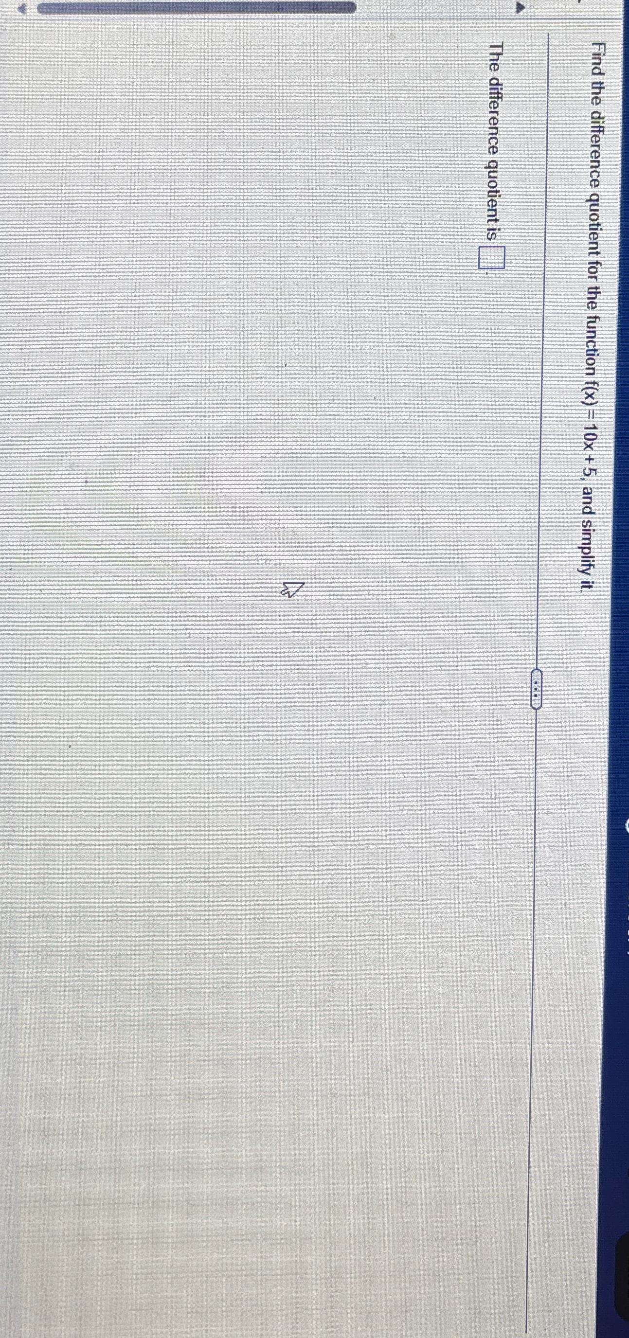 Solved Find the difference quotient for the function | Chegg.com
