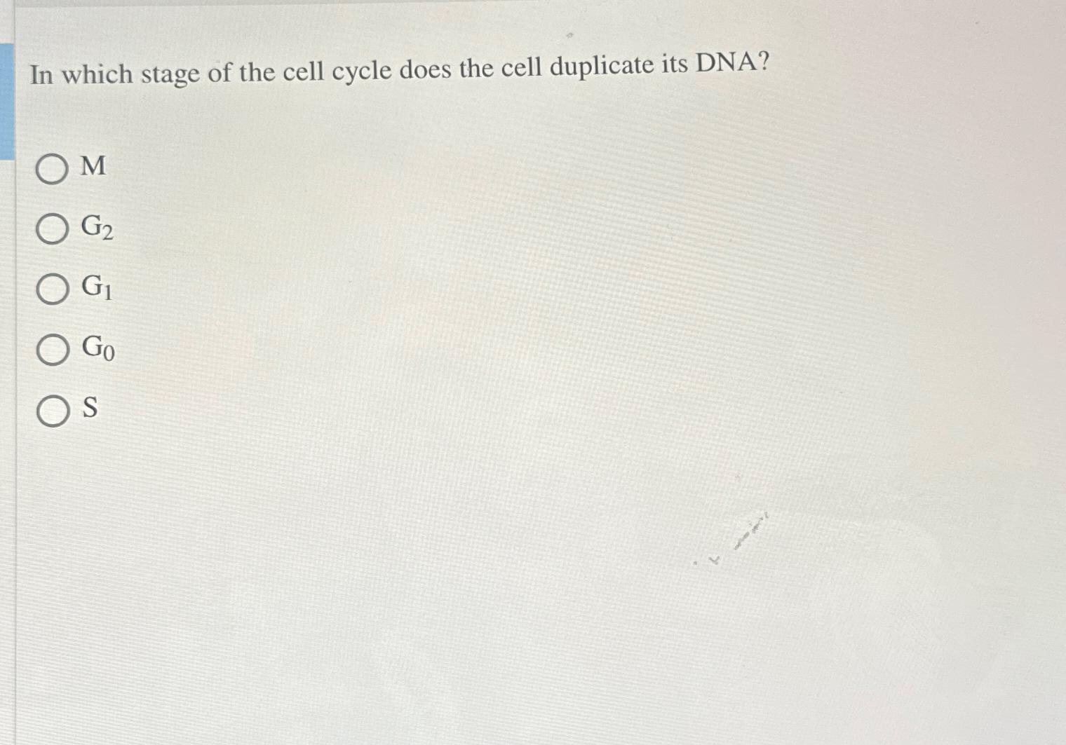 Solved In which stage of the cell cycle does the cell | Chegg.com