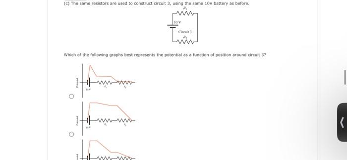 Two resistors In circuit 1 (see the figure), ohmic | Chegg.com