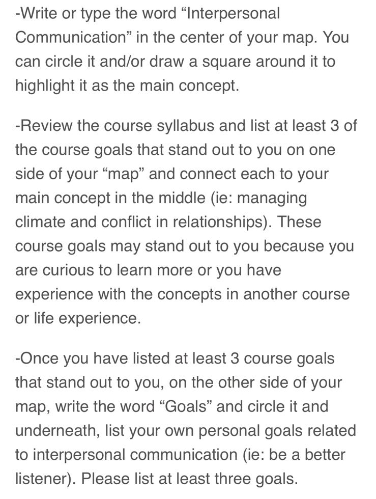 Solved -Write or type the word "Interpersonal Communication" | Chegg.com
