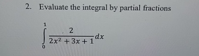 Solved Evaluate the integral by partial | Chegg.com