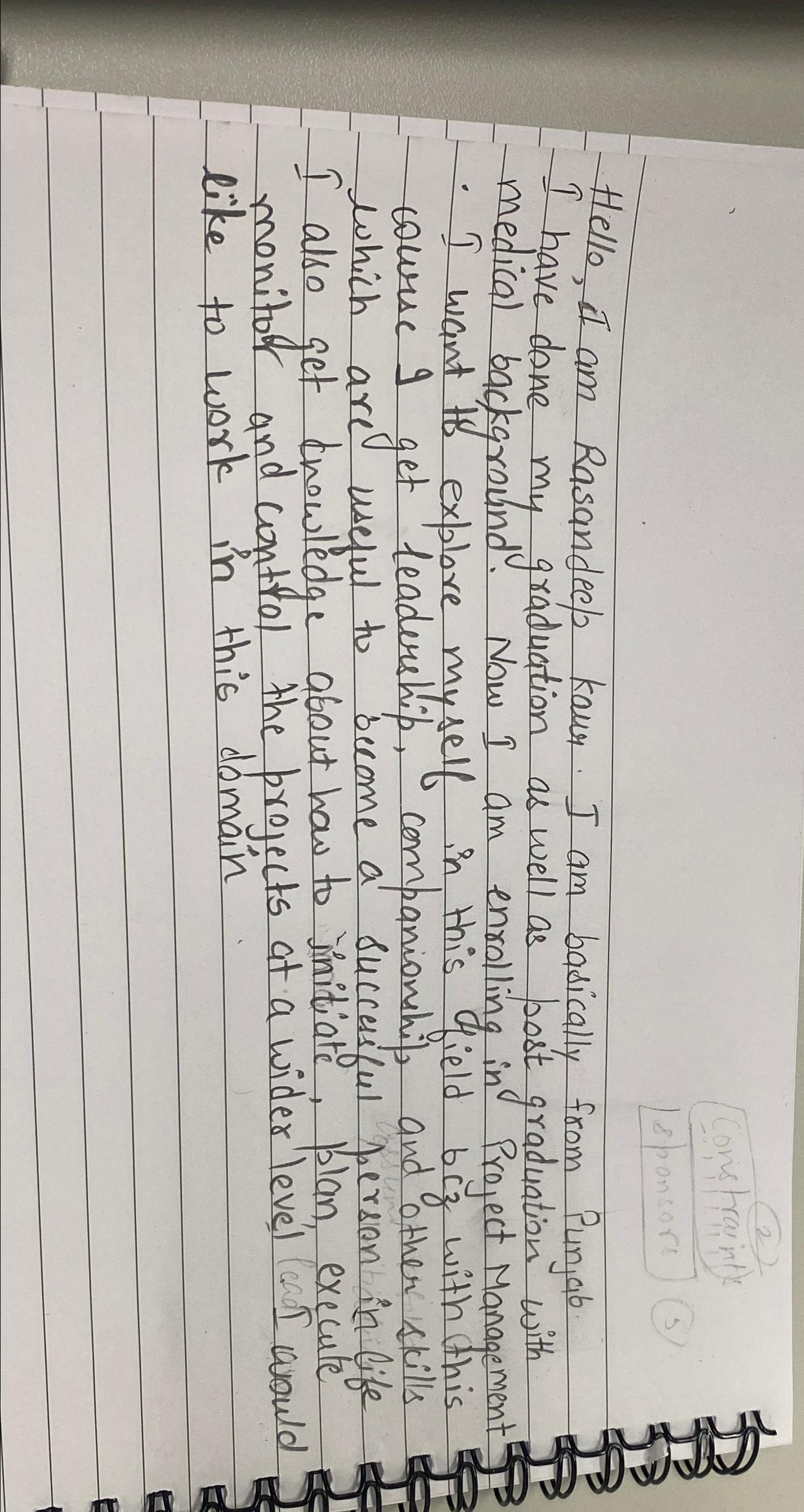 Solved Hello, I am Rasandeep kaur. I am basically from | Chegg.com