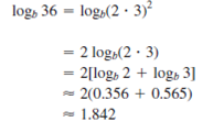 Solved: Use logb 2 ≈ 0.356, logb 3 ≈ 0.565, and logb 5 ≈ 0.827 to ...