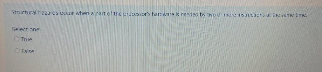 Solved Write after read hazard causes a dependency that | Chegg.com