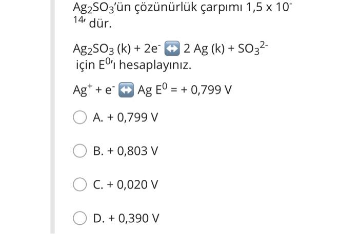 Solved The resolution product of Ag2SO3 is 1.5 x 10-14. | Chegg.com