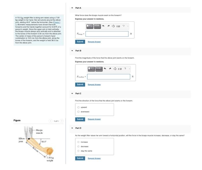 Solved Whal forse dses the bicest mesicle sxet on the | Chegg.com