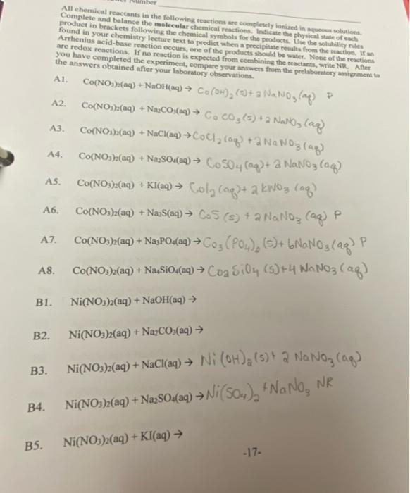 Solved All chemical reactants in the following reactions are | Chegg.com