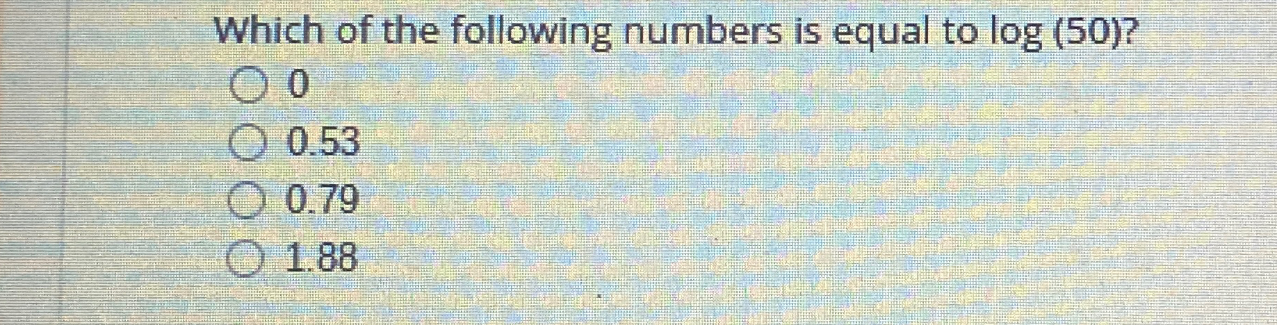Solved Which of the following numbers is equal to | Chegg.com