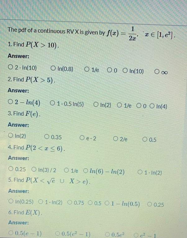 Solved The pdf of a continuous RV X is given by f(x) = 3r”, | Chegg.com