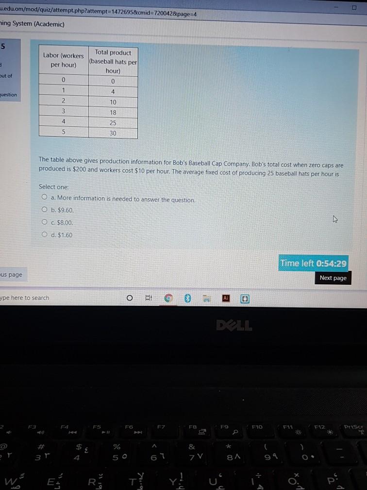 Solved 1.edu.om/mod/quiz/attempt.php?attempt=14726958 | Chegg.com