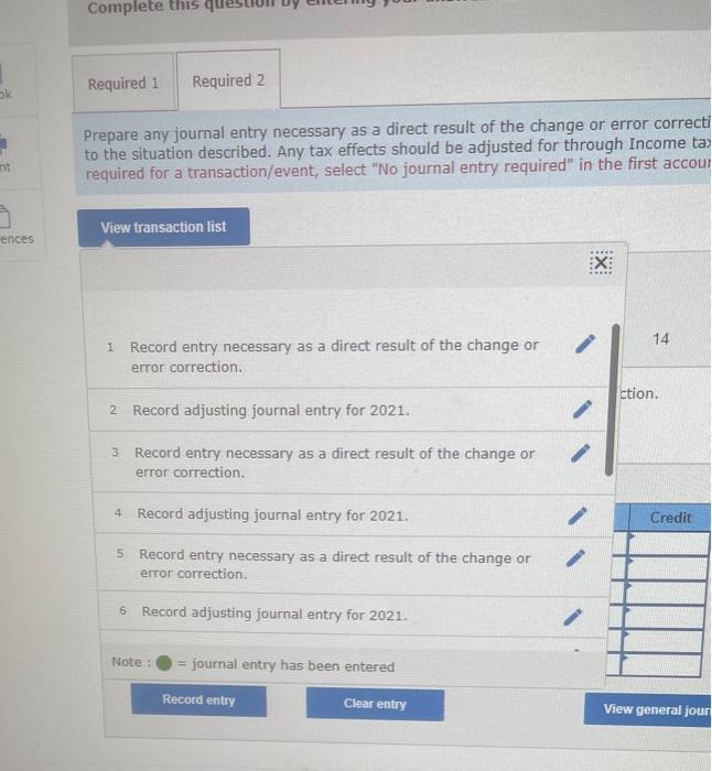 Solved Problem 20-13 (Algo) Accounting changes and error | Chegg.com