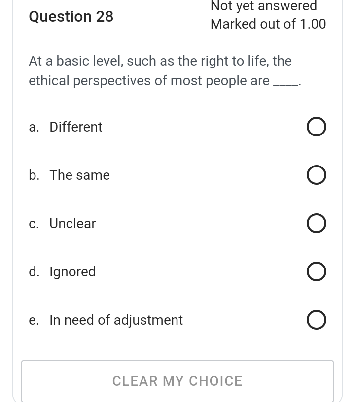 Solved Question 28Not yet answeredMarked out of 1.00At a | Chegg.com