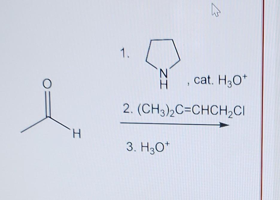 Solved Draw the major product of the three-step synthesis | Chegg.com