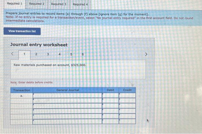 Solved Prepare a joumal entry for Item (g) above. Note: If | Chegg.com