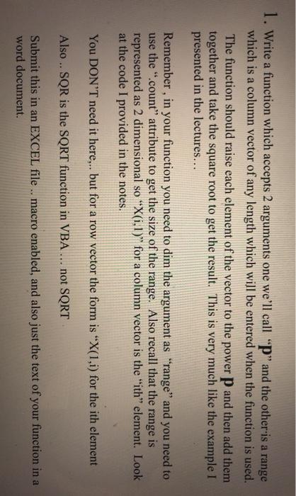 1. Write a function which accepts 2 arguments one | Chegg.com