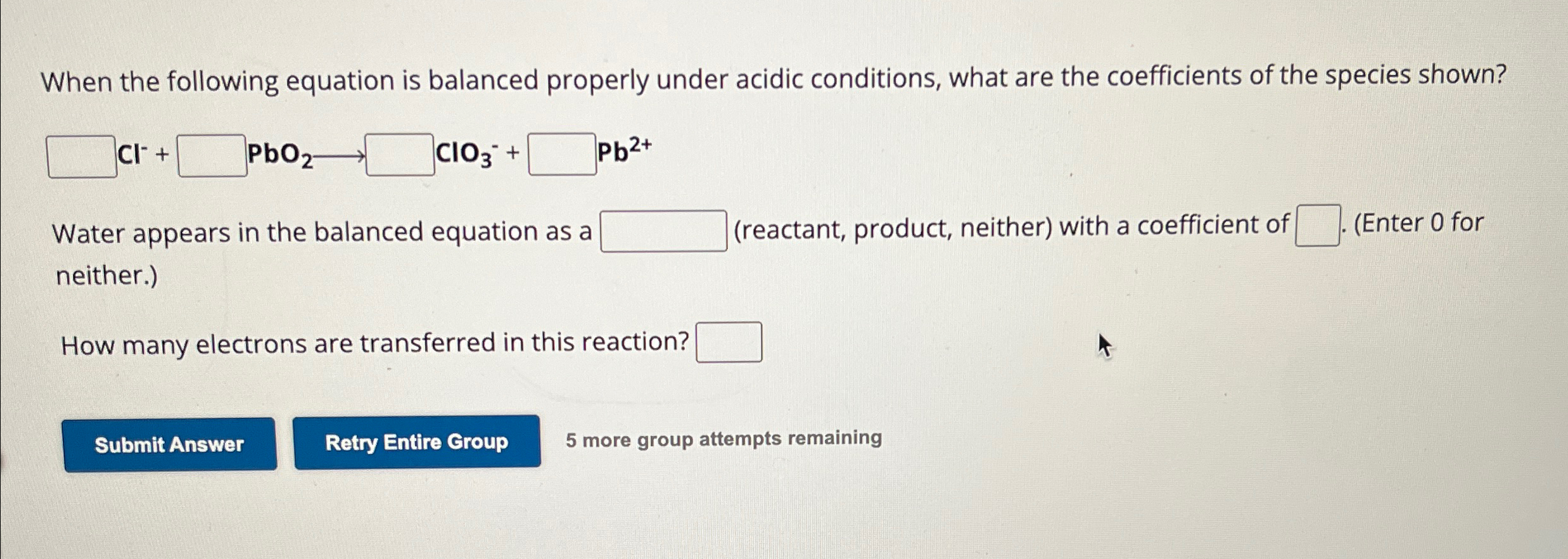 When the following equation is balanced properly | Chegg.com