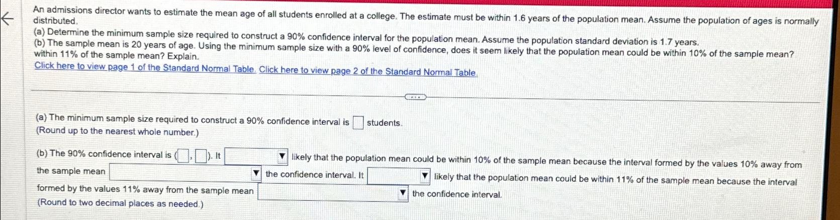 Solved distributed.(a) ﻿Determine the minimum sample size | Chegg.com