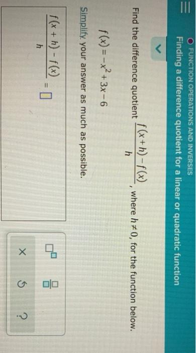 Solved TIL = O FUNCTION OPERATIONS AND INVERSES Finding a | Chegg.com