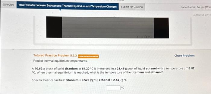 Solved Overview Heat Transfer between Substances: Thermal | Chegg.com