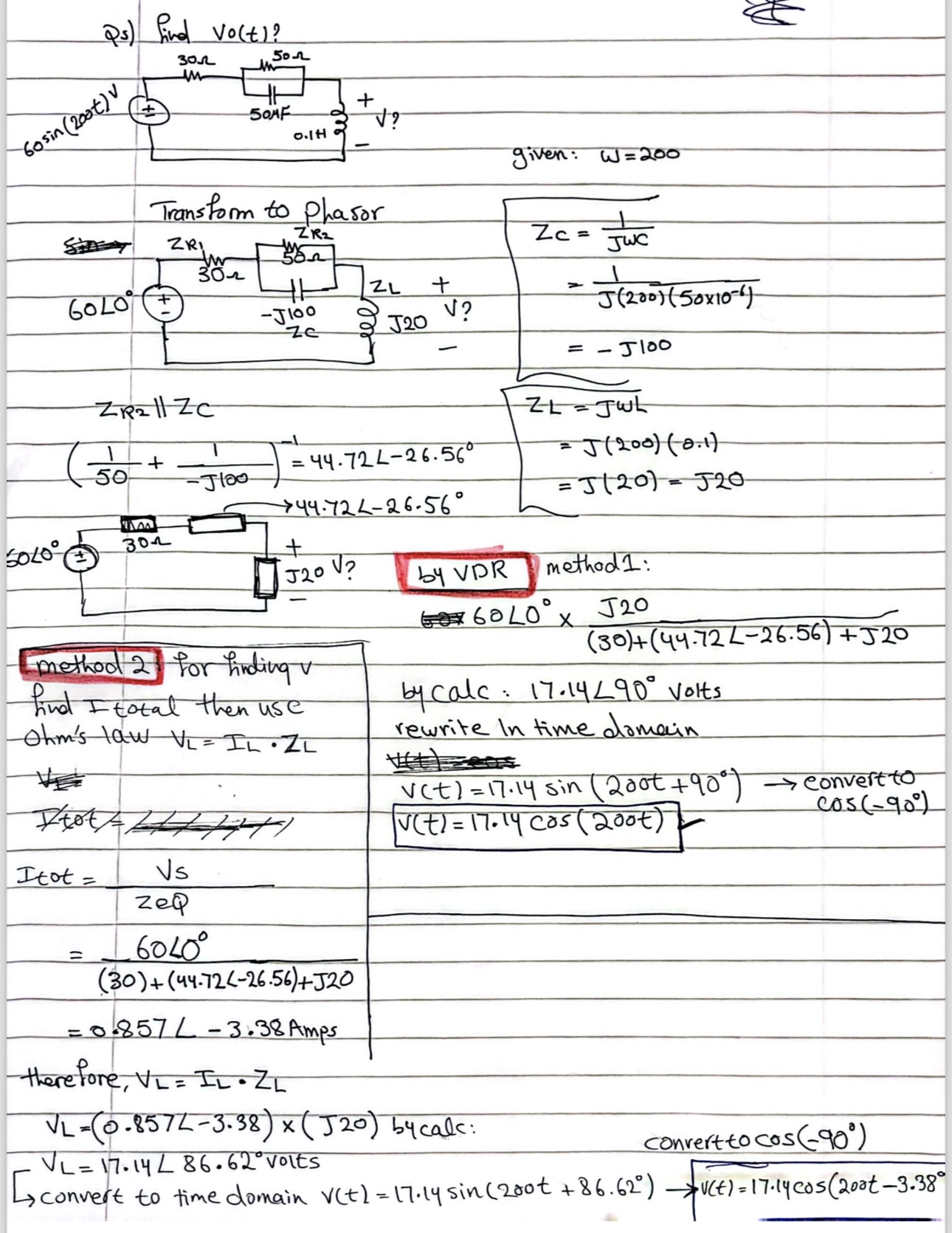 Solved 2s) ﻿find v0(t) ?given: | Chegg.com