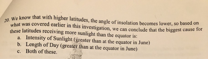 Solved 90'N 60°N 30°N Insolation (Wm-2) ----March Equinox. | Chegg.com