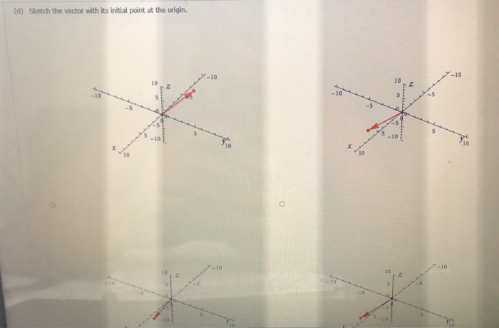 Solved The initial and terminal points of a vector v are | Chegg.com